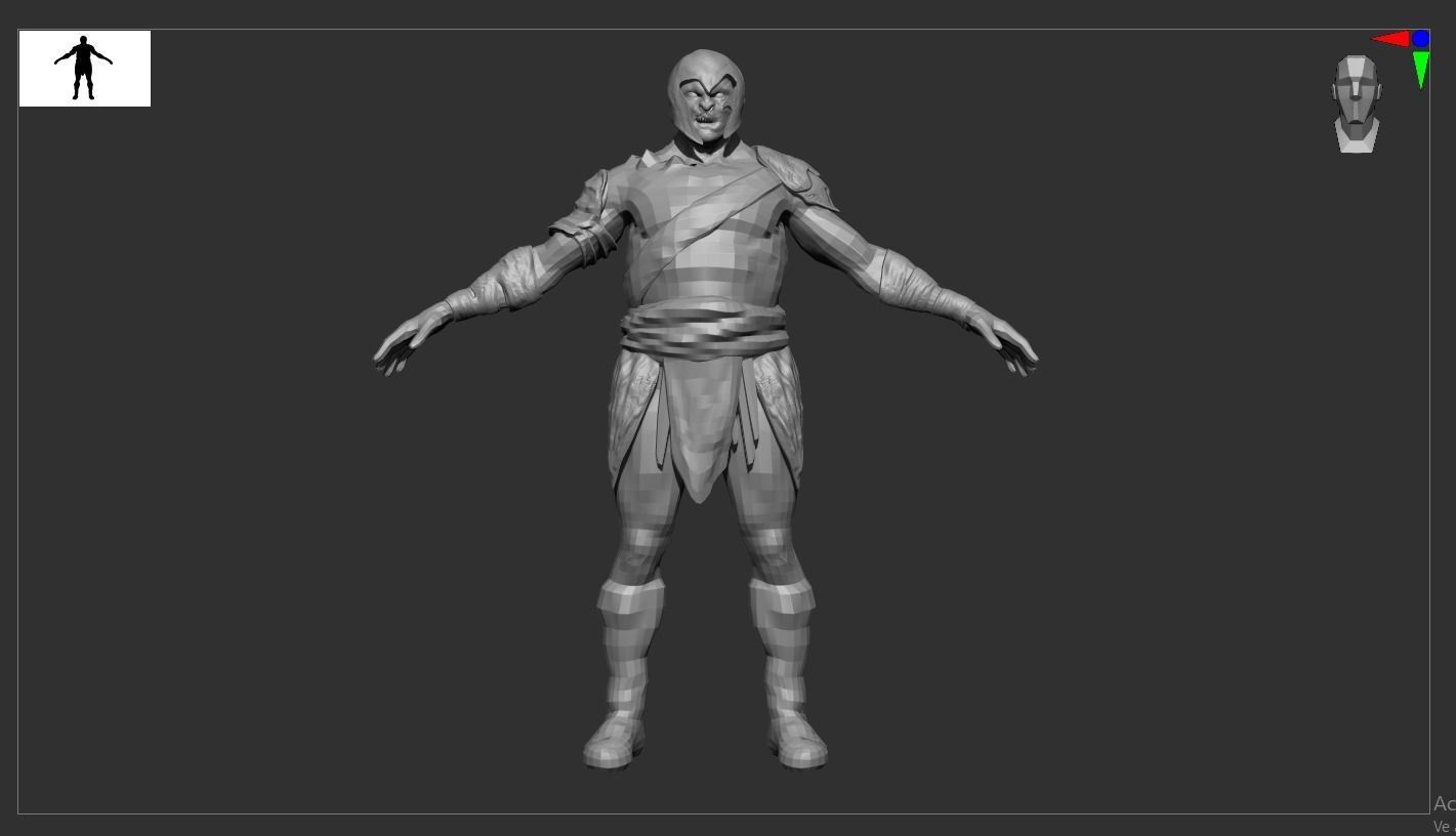 3D model ORC MEDIEVAL ZBRUSH BLENDER VR / AR / low-poly | CGTrader