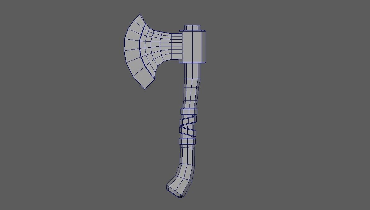 3D model Wooden Axe Low-poly 3D model VR / AR / low-poly | CGTrader