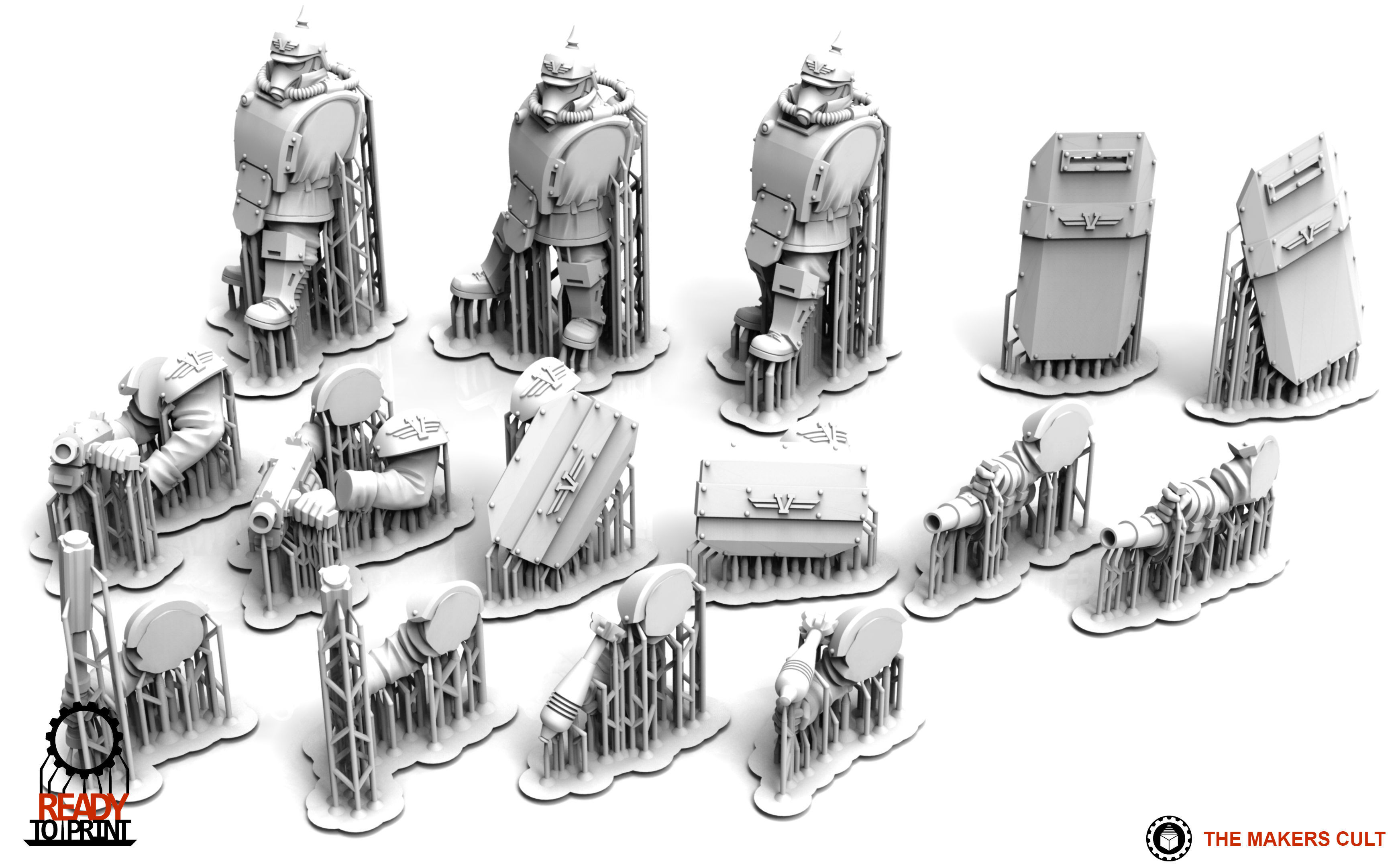 Valour Korps - Abhuman Builder 3D model 3D printable | CGTrader