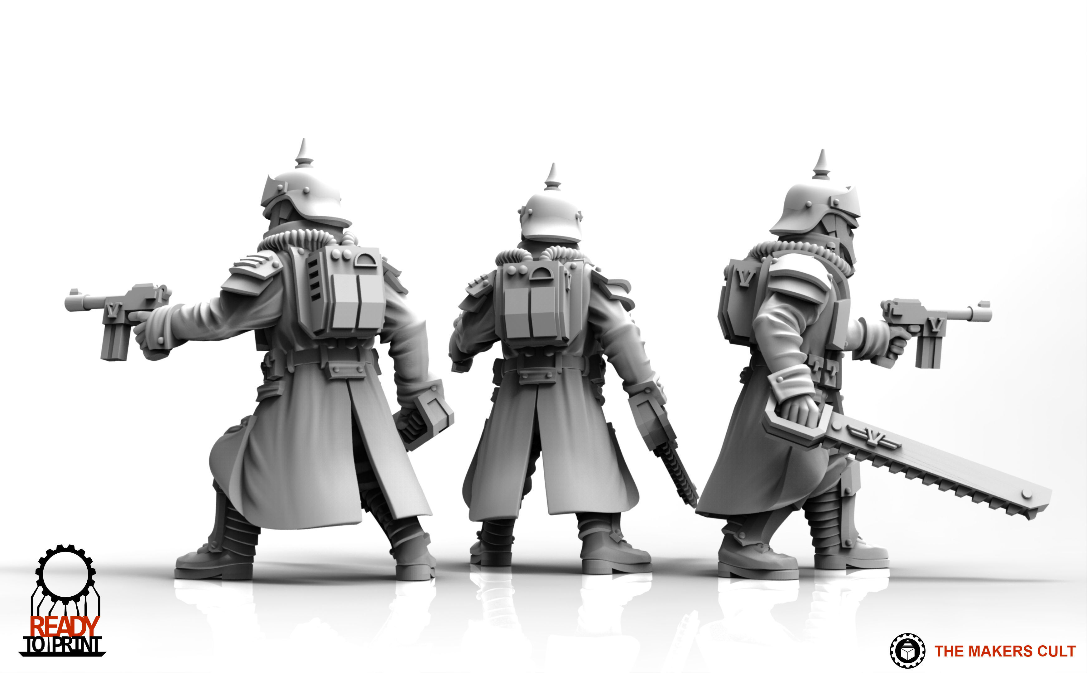 Valour Korps - Shock Sergeant Heinrich 3D model 3D printable | CGTrader