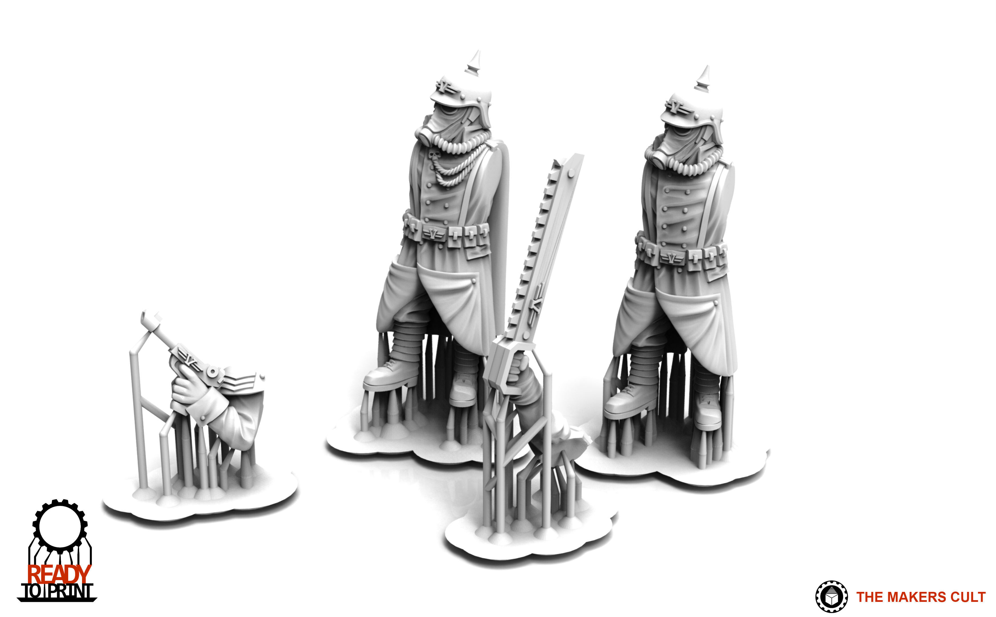 Valour Korps - Sergeant Reinhard 3D model 3D printable | CGTrader