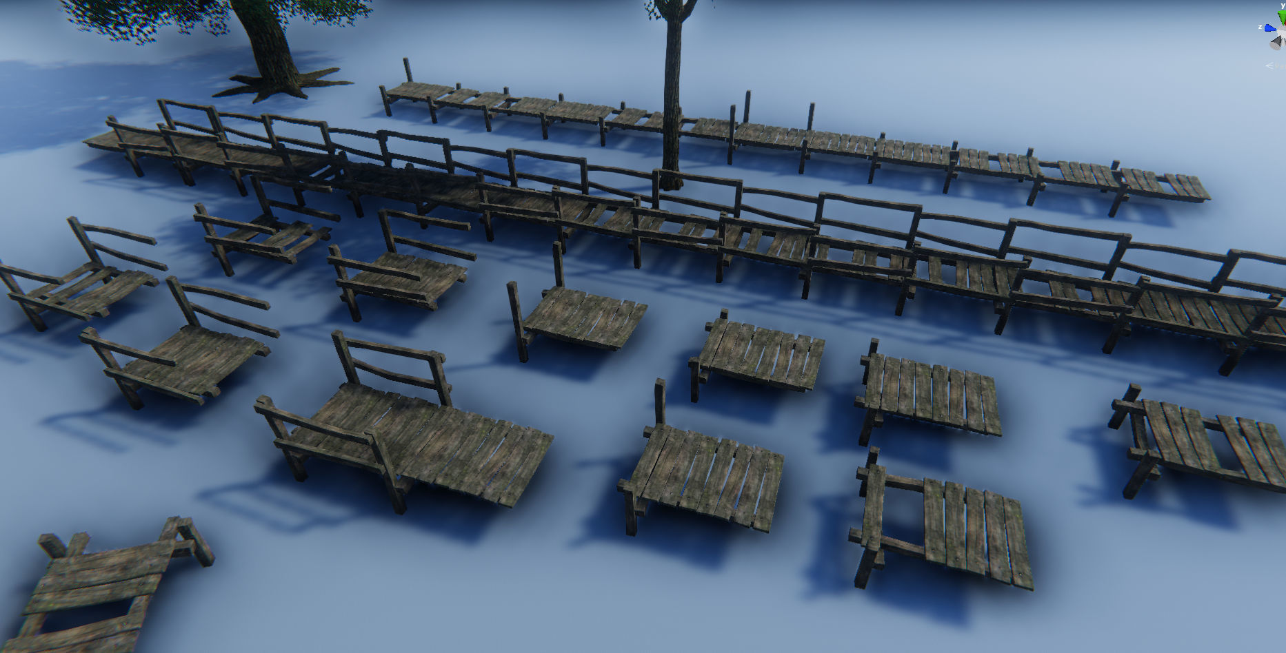 3D model Nature Package - Swamp Forest Environment Unity VR / AR / low ...