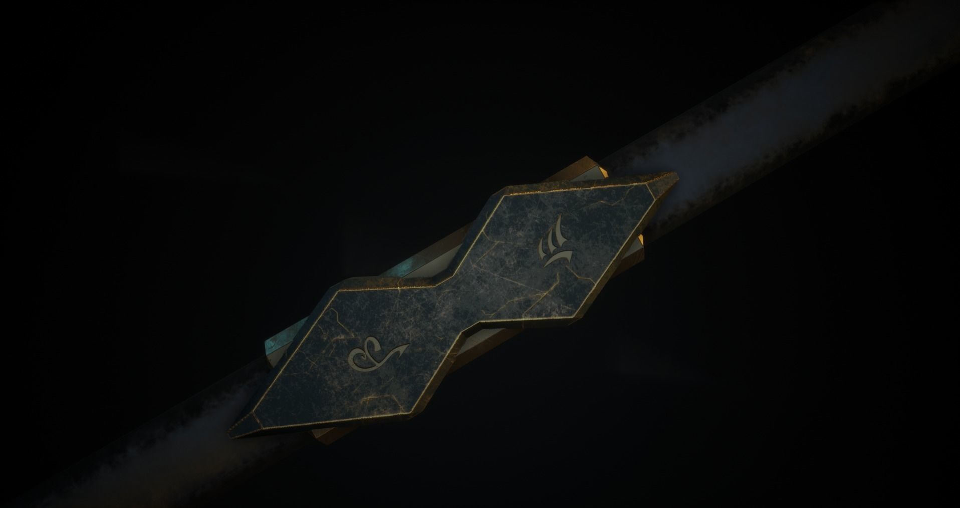 3D model Medieval Rod - Magic - Weapons VR / AR / low-poly | CGTrader