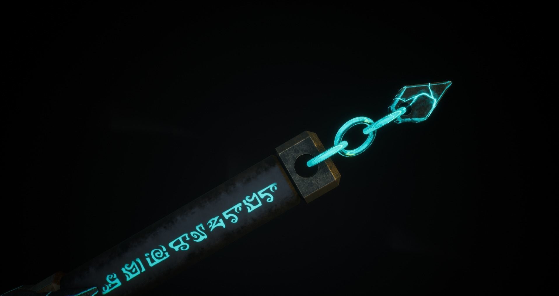 3D model Medieval Rod - Magic - Weapons VR / AR / low-poly | CGTrader