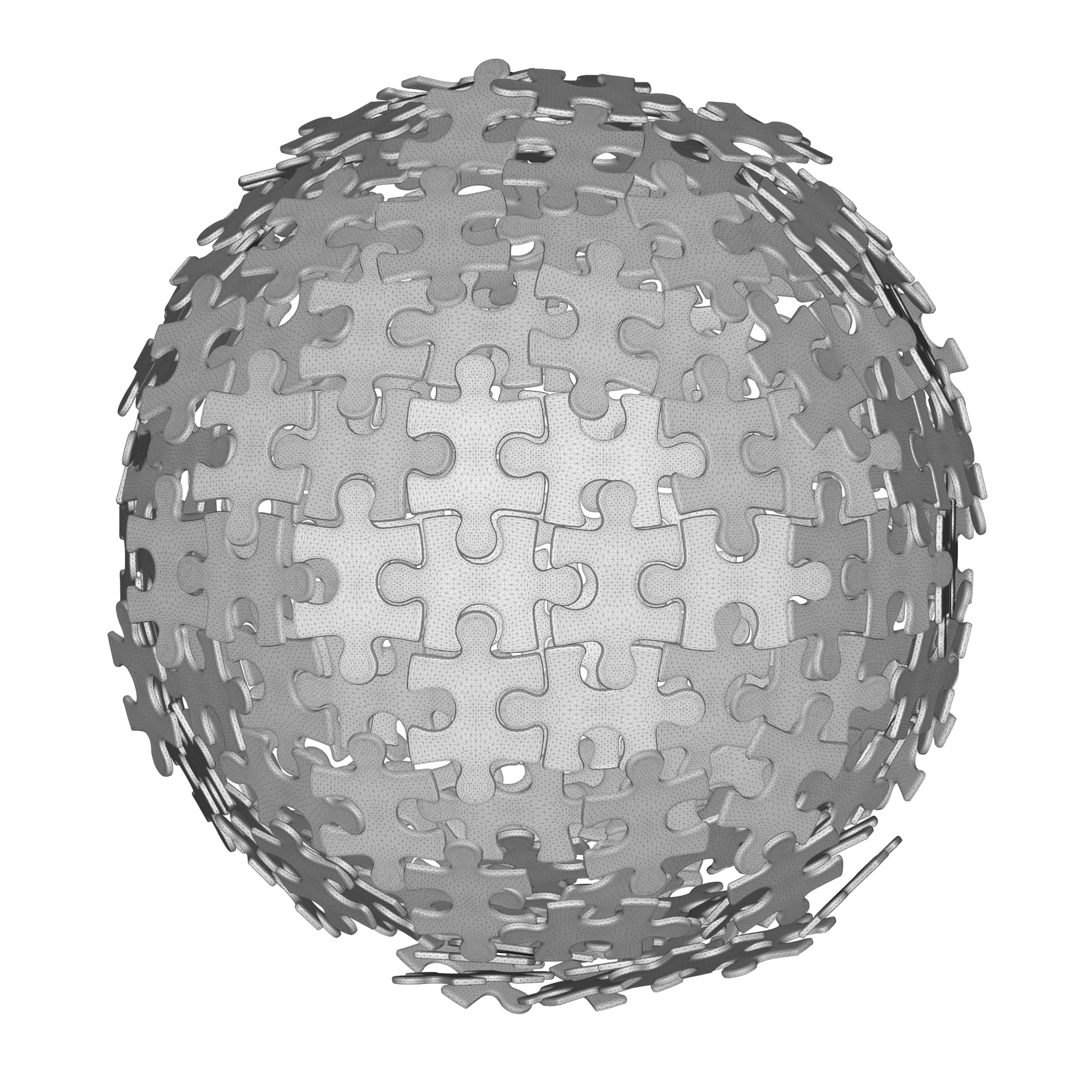 Puzzle Sphere 3D model | CGTrader