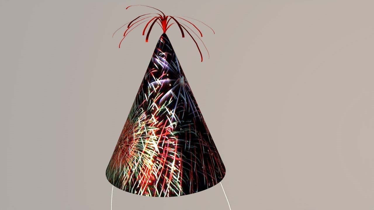 Party Hat Package free 3D model 3D printable | CGTrader