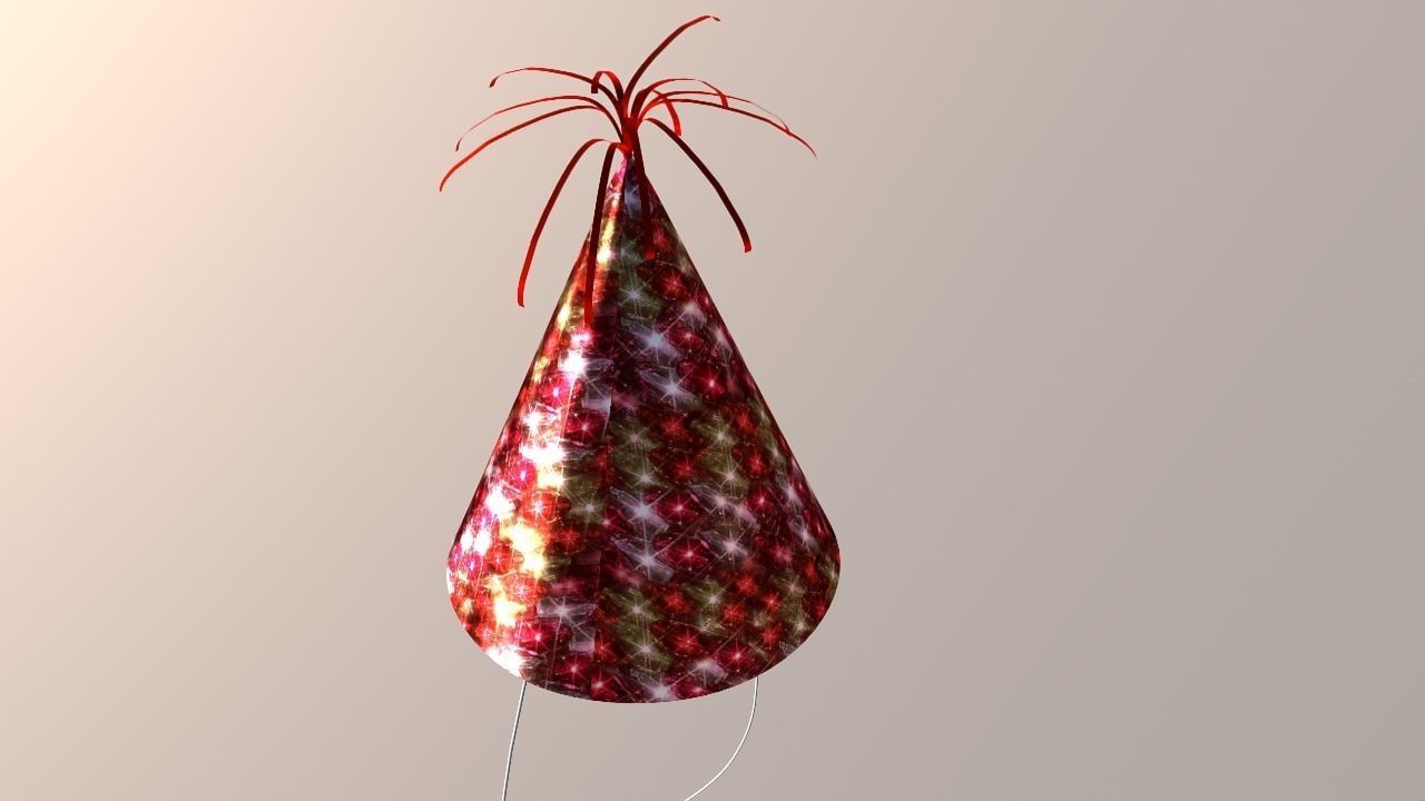 Party Hat Package free 3D model 3D printable | CGTrader