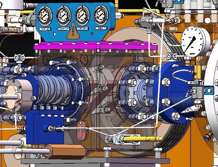 Diaphragm compressor 3D model | CGTrader