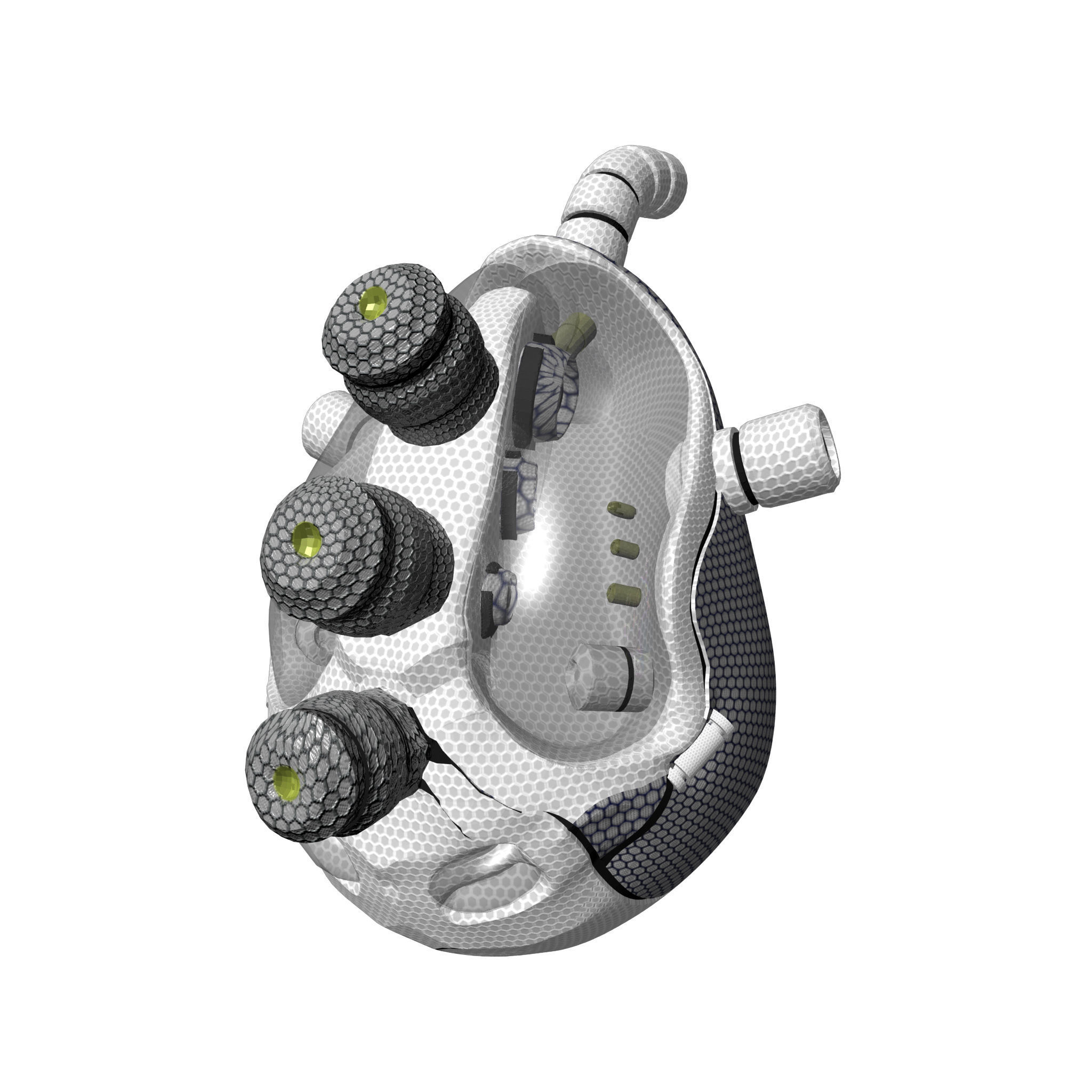 Android Heart 4 3D model | CGTrader