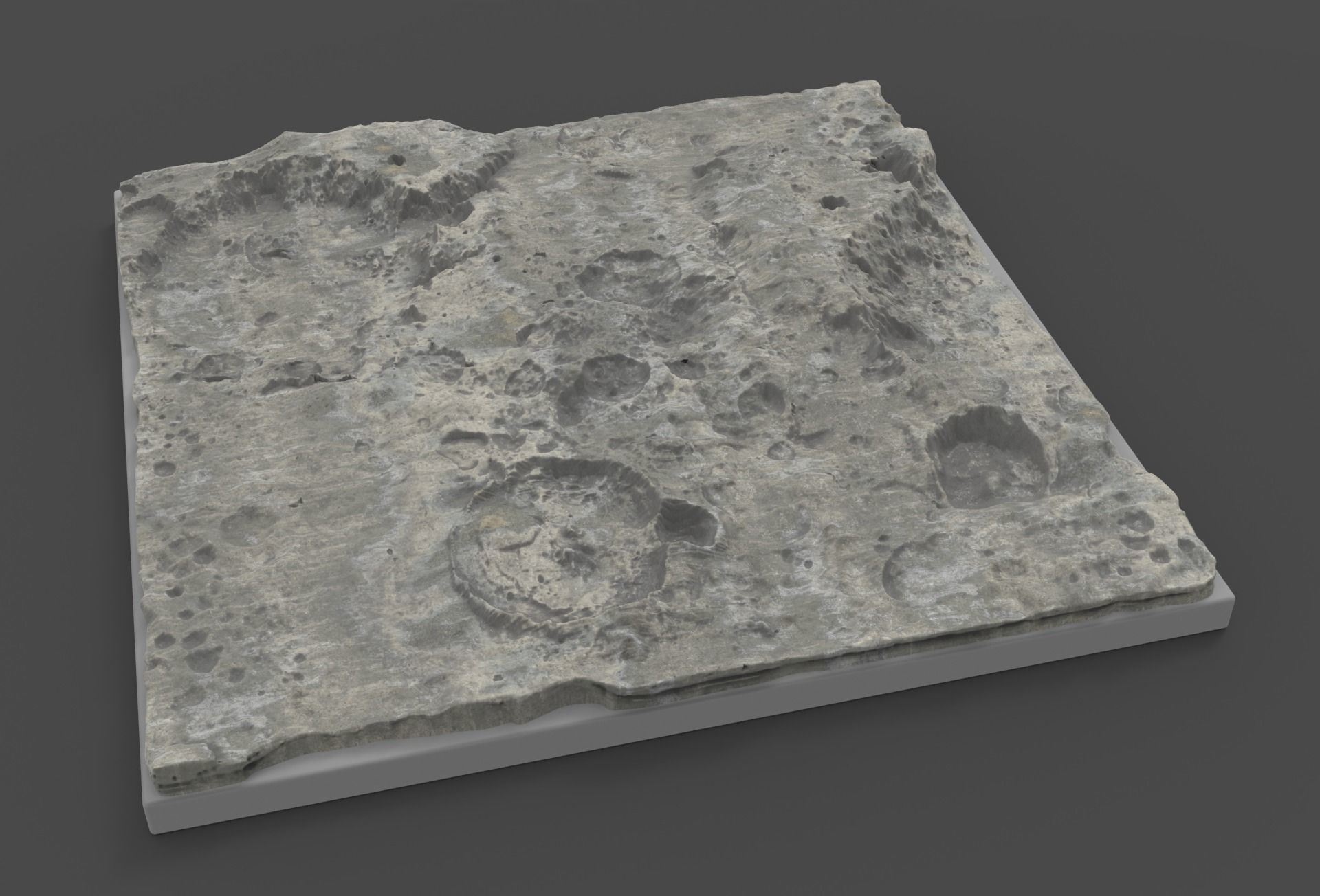moon terrain hi poly 3D model | CGTrader
