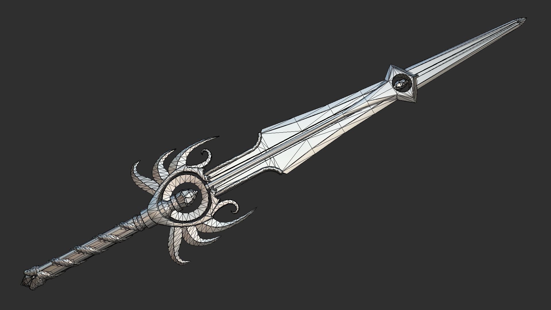 3D model Holy Longsword VR / AR / low-poly | CGTrader