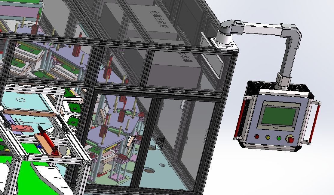 Automatic test production line 3D model | CGTrader