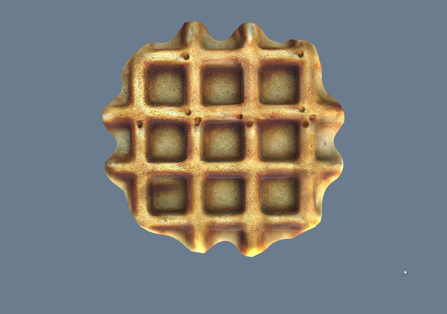 3D model Waffle 3D Model VR / AR / low-poly | CGTrader