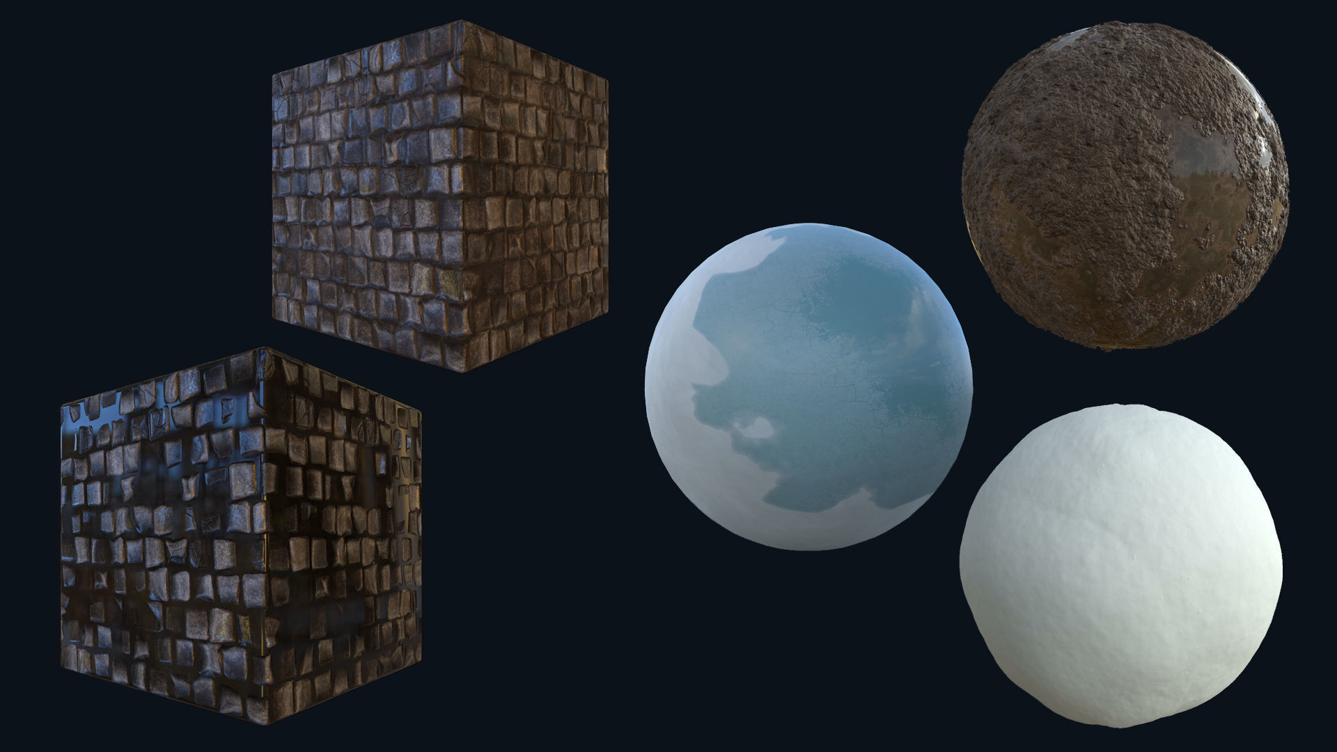 Different Ground Textures with Variations 3D model | CGTrader