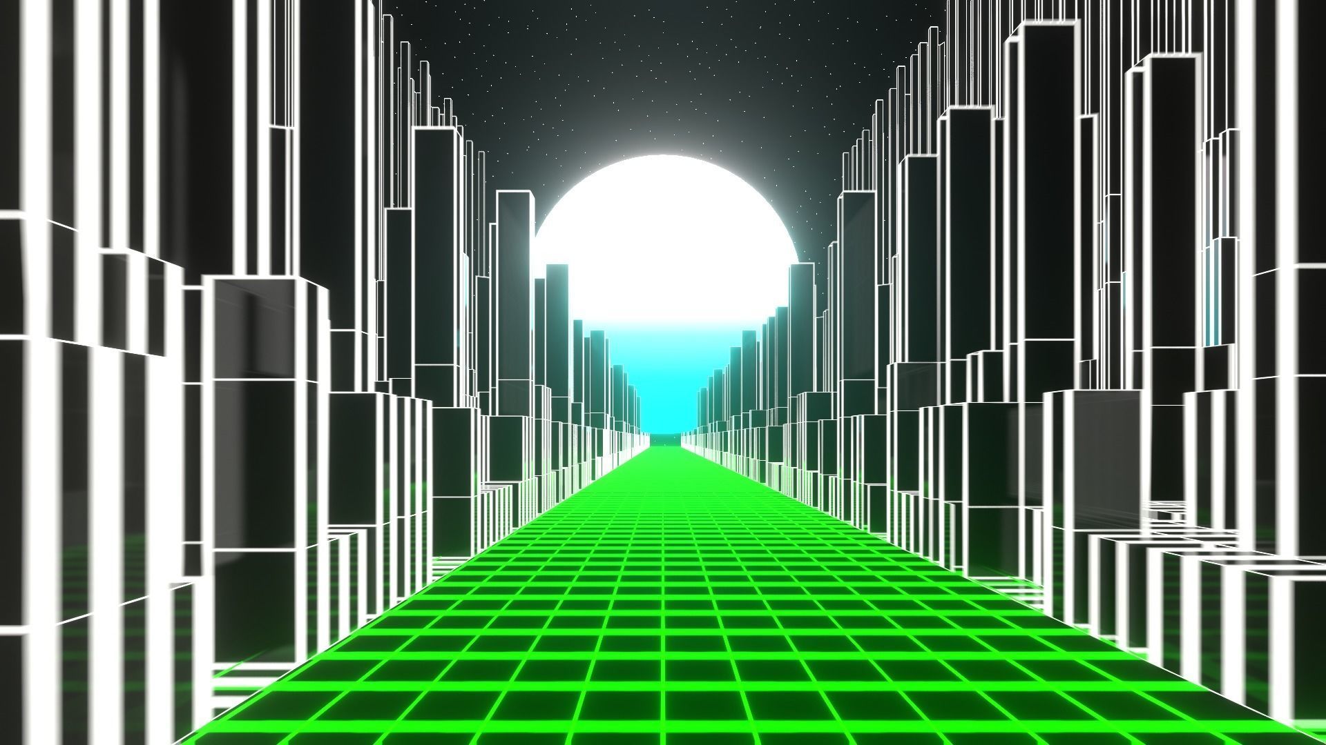 Synthwave Retrowave Vaporwave Animated free 3D model animated | CGTrader