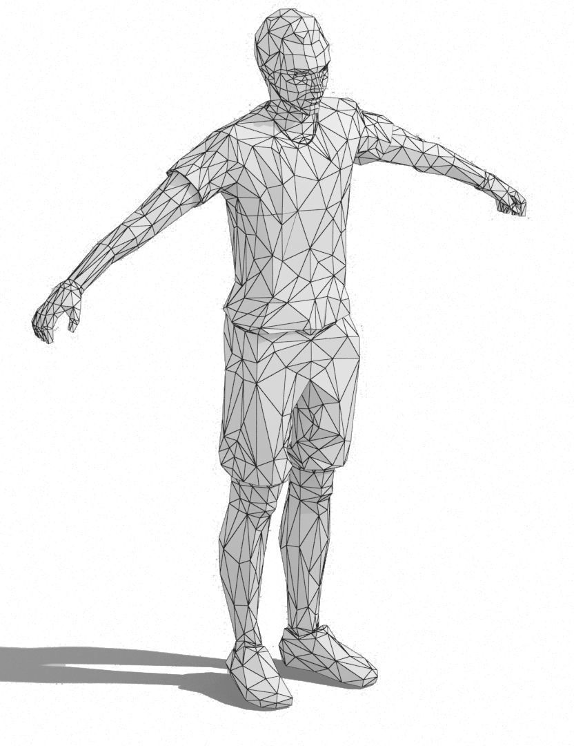 3D model 5 Exercise Animations Small Pack VR / AR / low-poly rigged ...