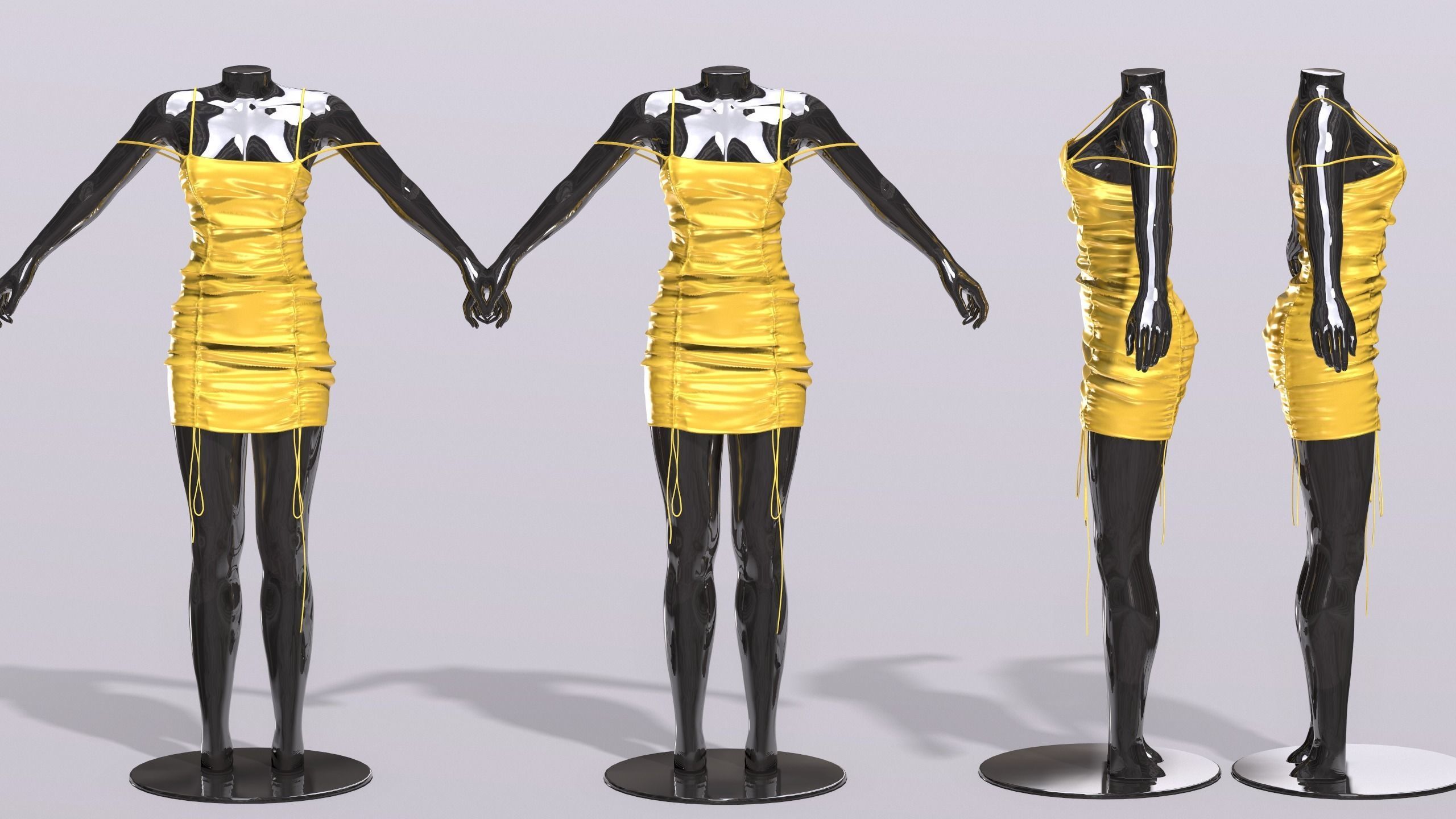 3D model Female Clothing VR / AR / low-poly | CGTrader