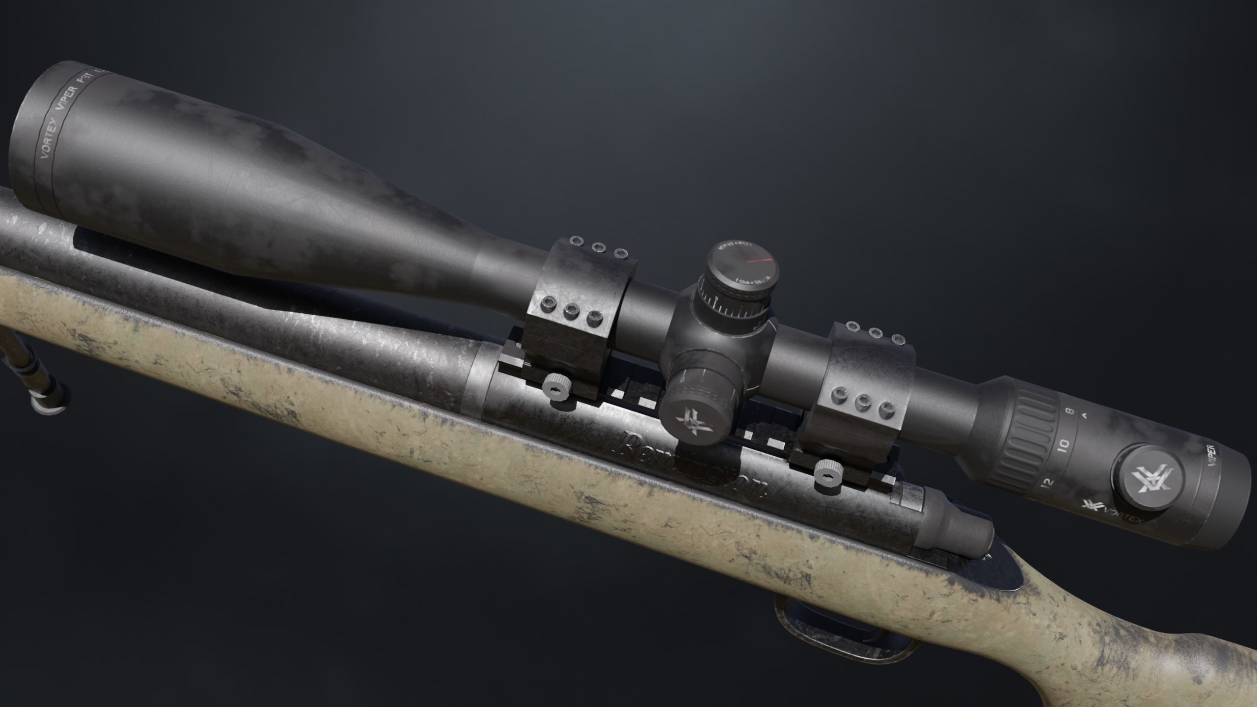 3D model M24 Sniper Rifle PBR VR / AR / low-poly | CGTrader