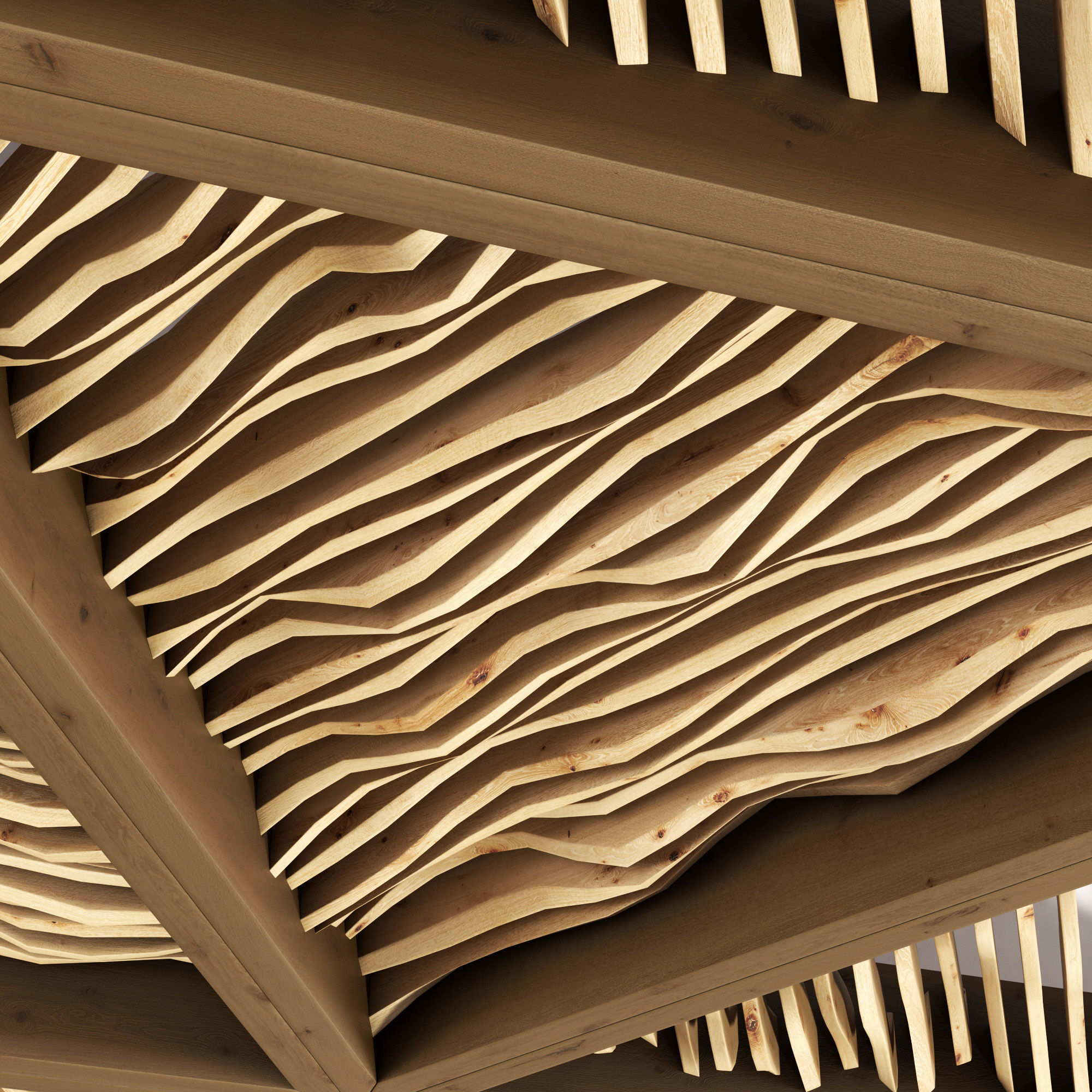 Ceiling parametric Triangle n1 3D model | CGTrader