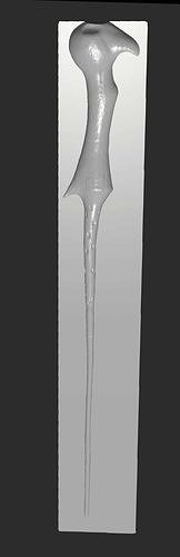 MakeIT Harry Potter 3D Voldemort Wand Mold 3D model | CGTrader