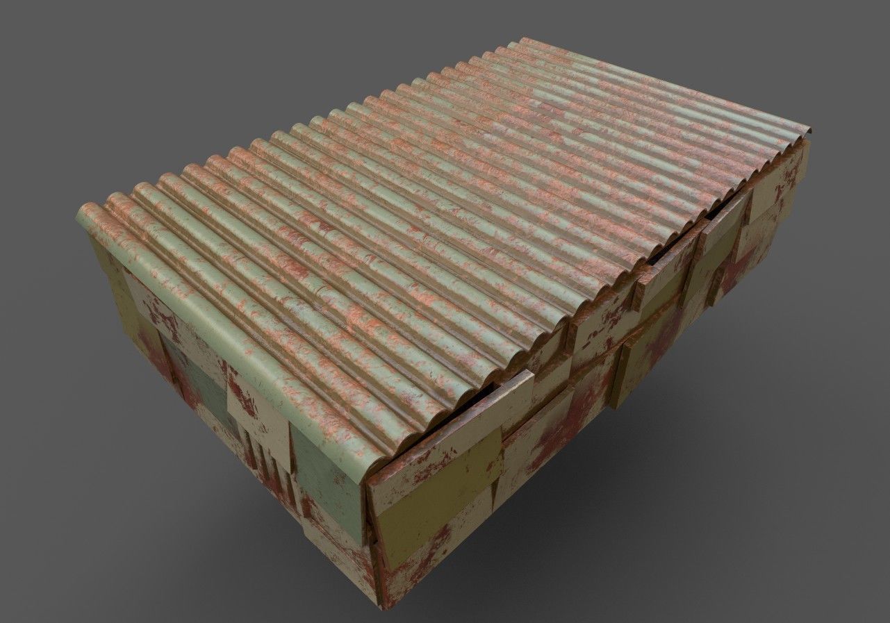 3D model rusty shed VR / AR / low-poly | CGTrader