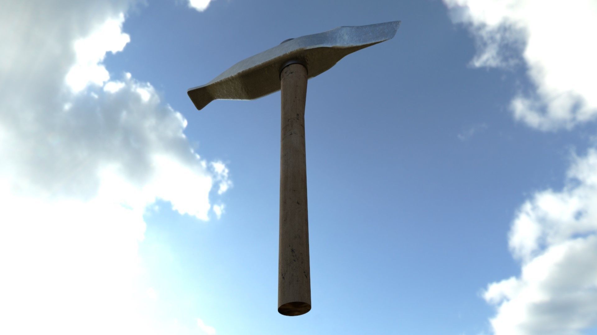 3D model Medieval Pickaxe VR / AR / low-poly | CGTrader