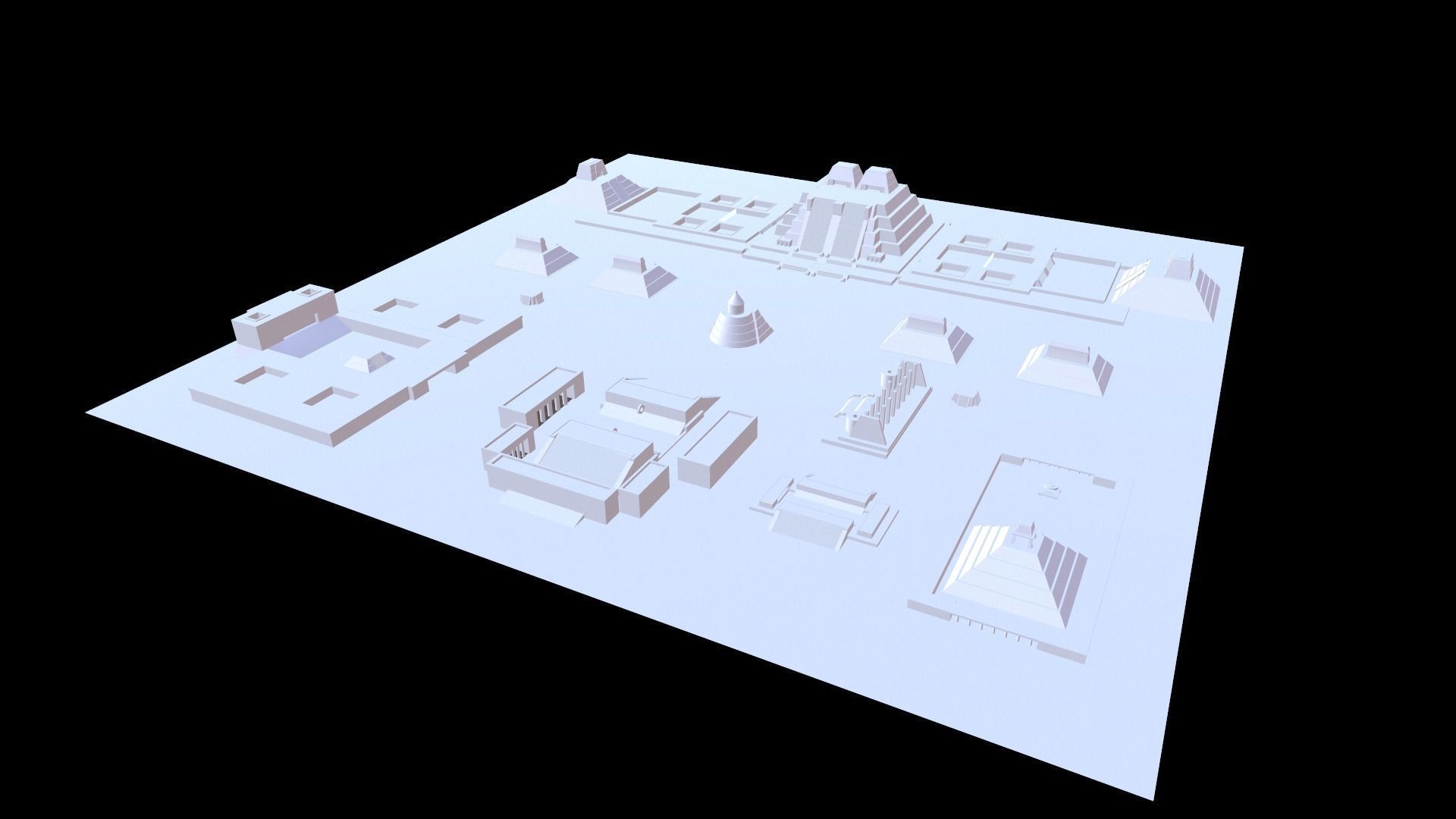 TENOCHTITLAN CITY - TEMPLO MAYOR 3D model 3D printable | CGTrader