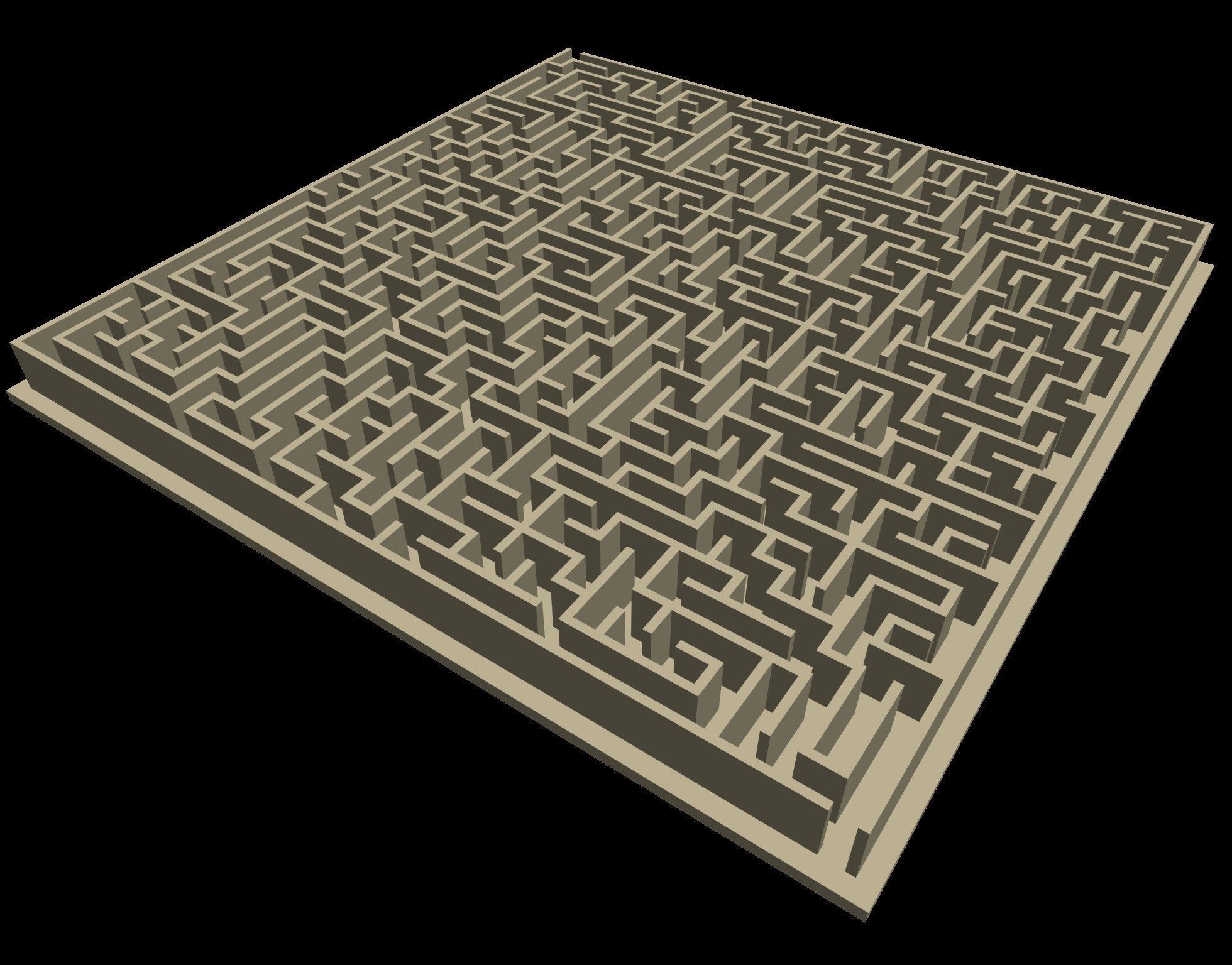 10 labyrinths collection 3D model 3D printable | CGTrader