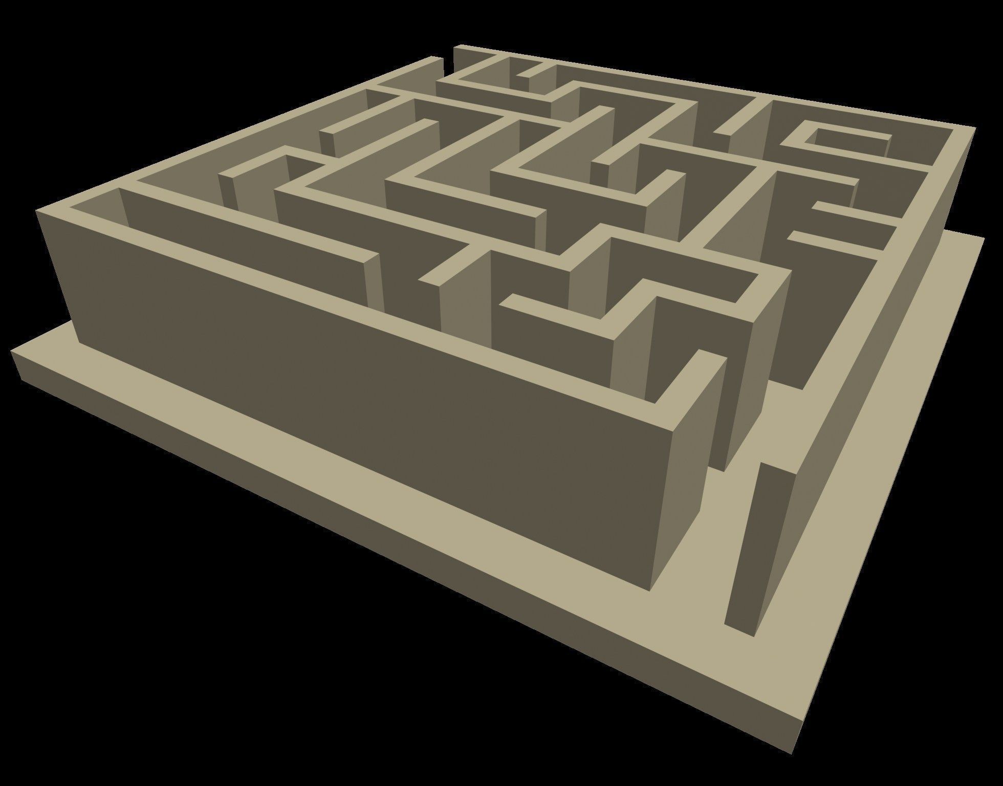 10 labyrinths collection 3D model 3D printable | CGTrader