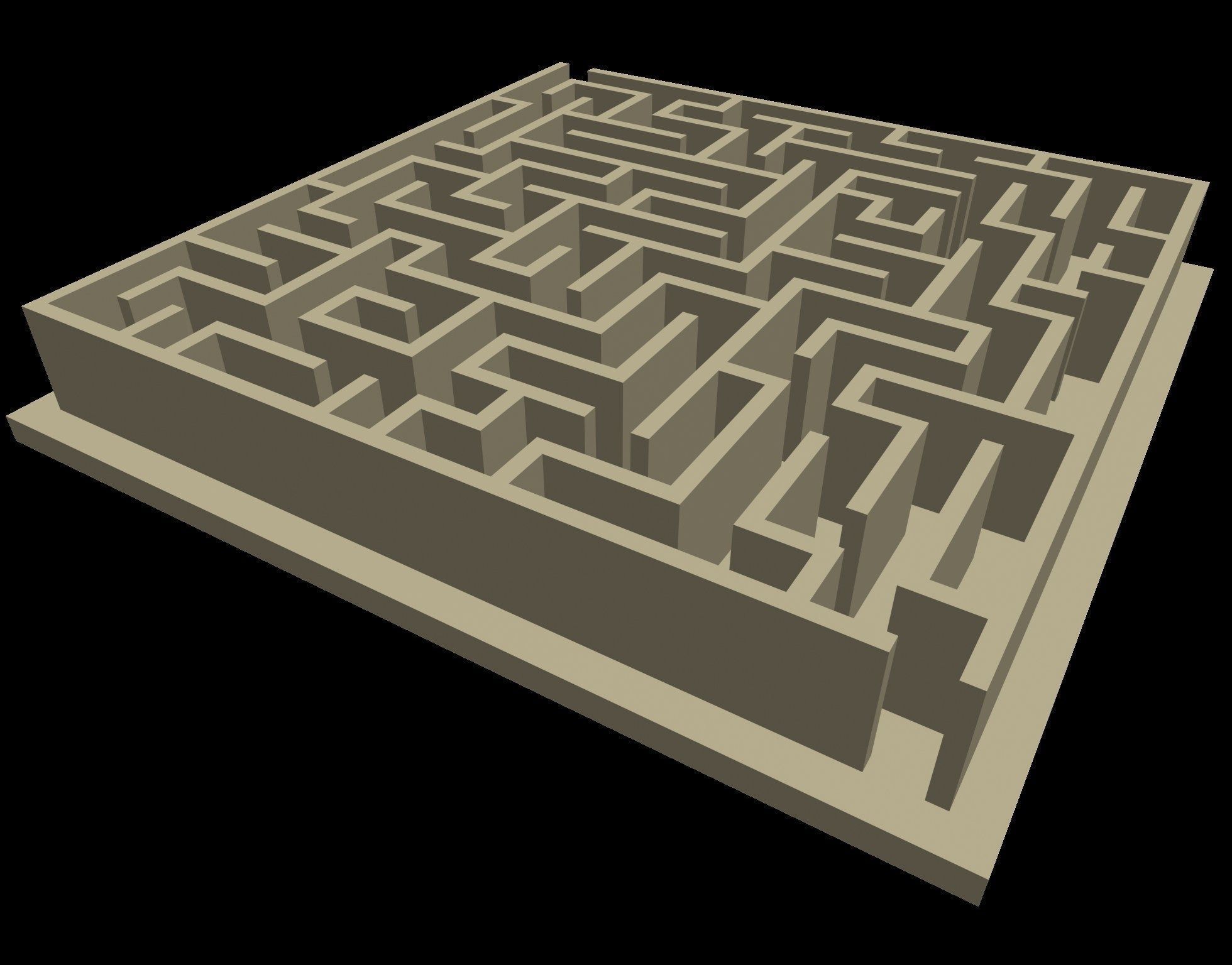 10 labyrinths collection 3D model 3D printable | CGTrader