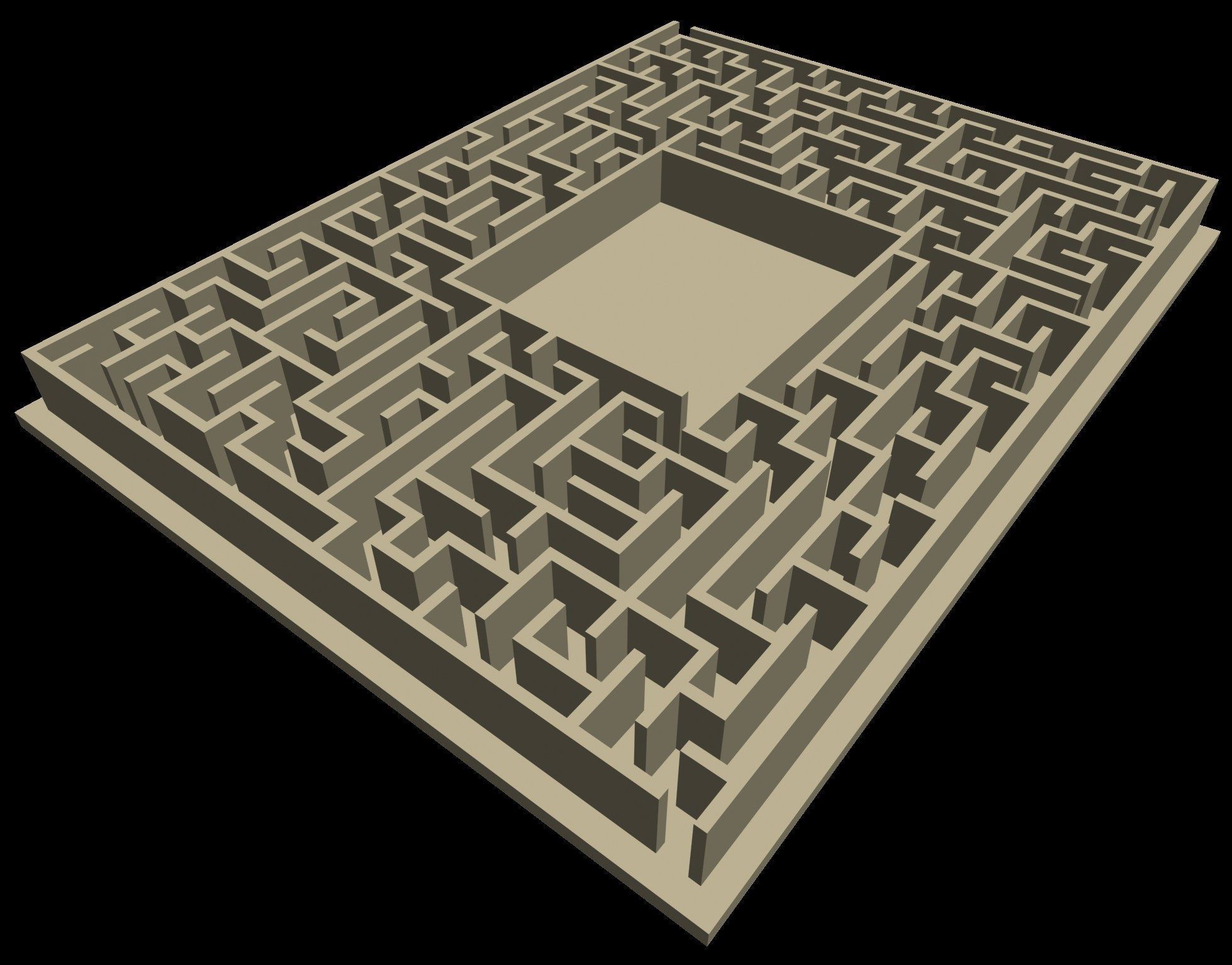 10 labyrinths collection 3D model 3D printable | CGTrader