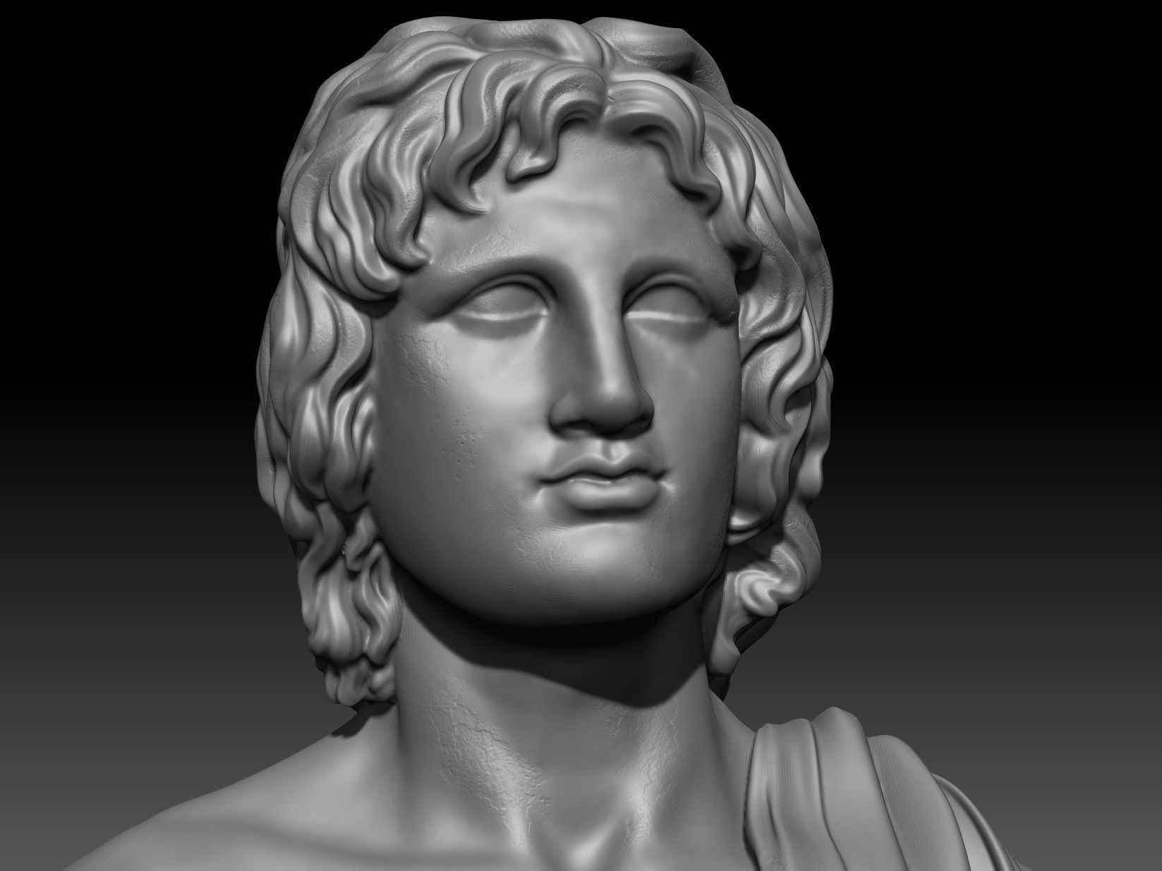 3D Alexander The Great Bust - Alejandro Magno 3D model 3D model | CGTrader