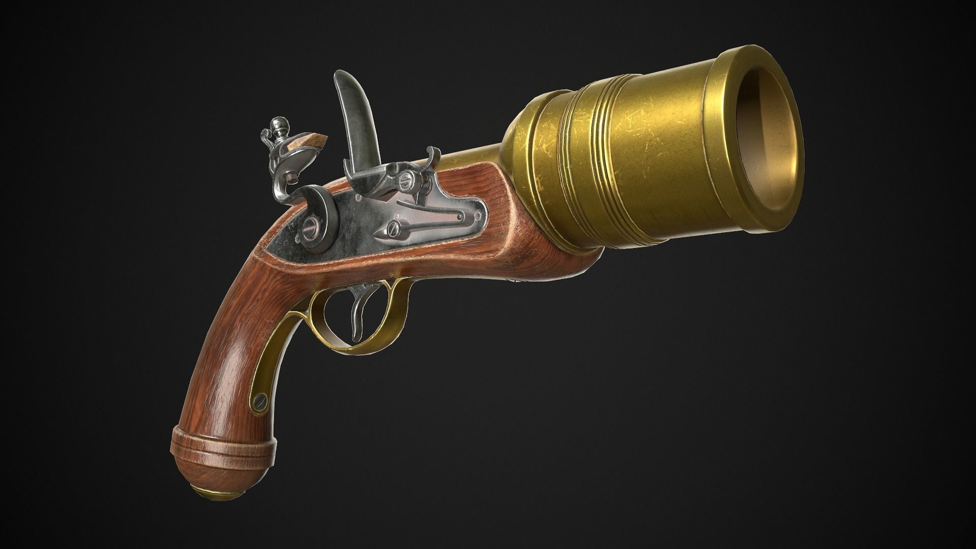 Flintlock Guns Collection | CGTrader