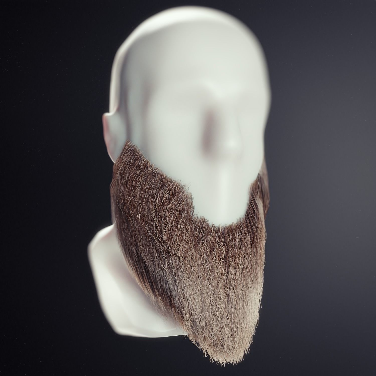 3D model Beard Blender Low Poly 2 VR / AR / low-poly | CGTrader