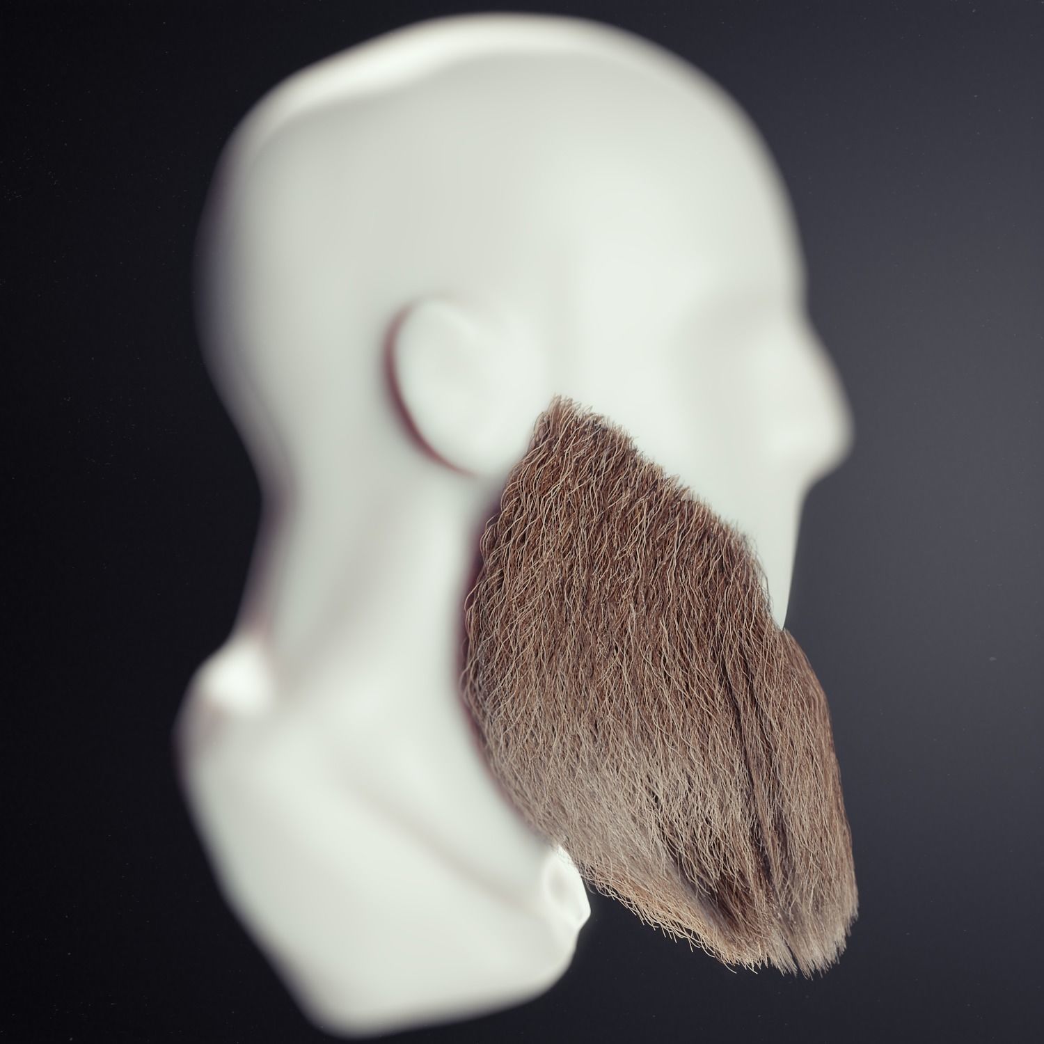 3D model Beard Blender Low Poly 2 VR / AR / low-poly | CGTrader