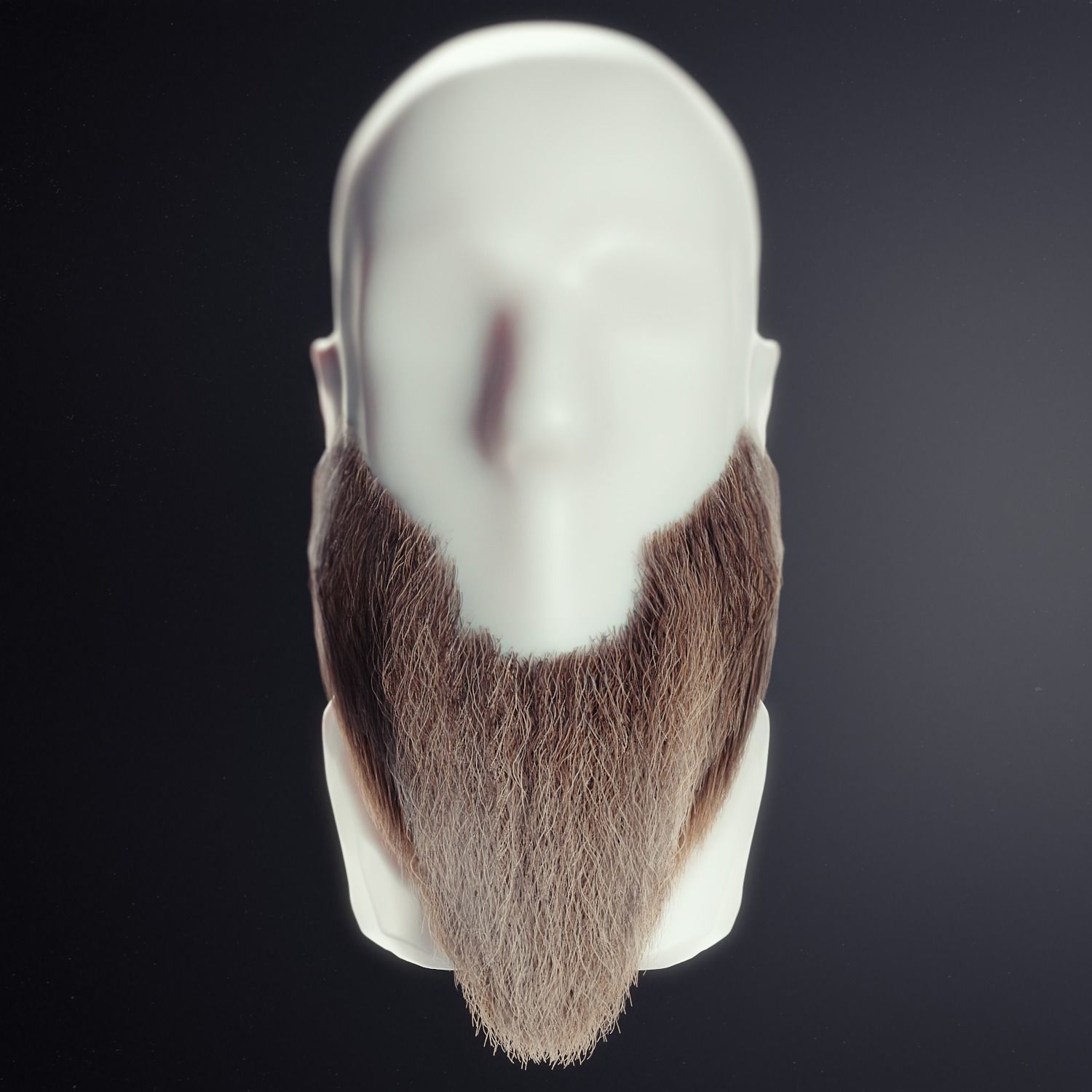 3D model Beard Blender Low Poly 2 VR / AR / low-poly | CGTrader