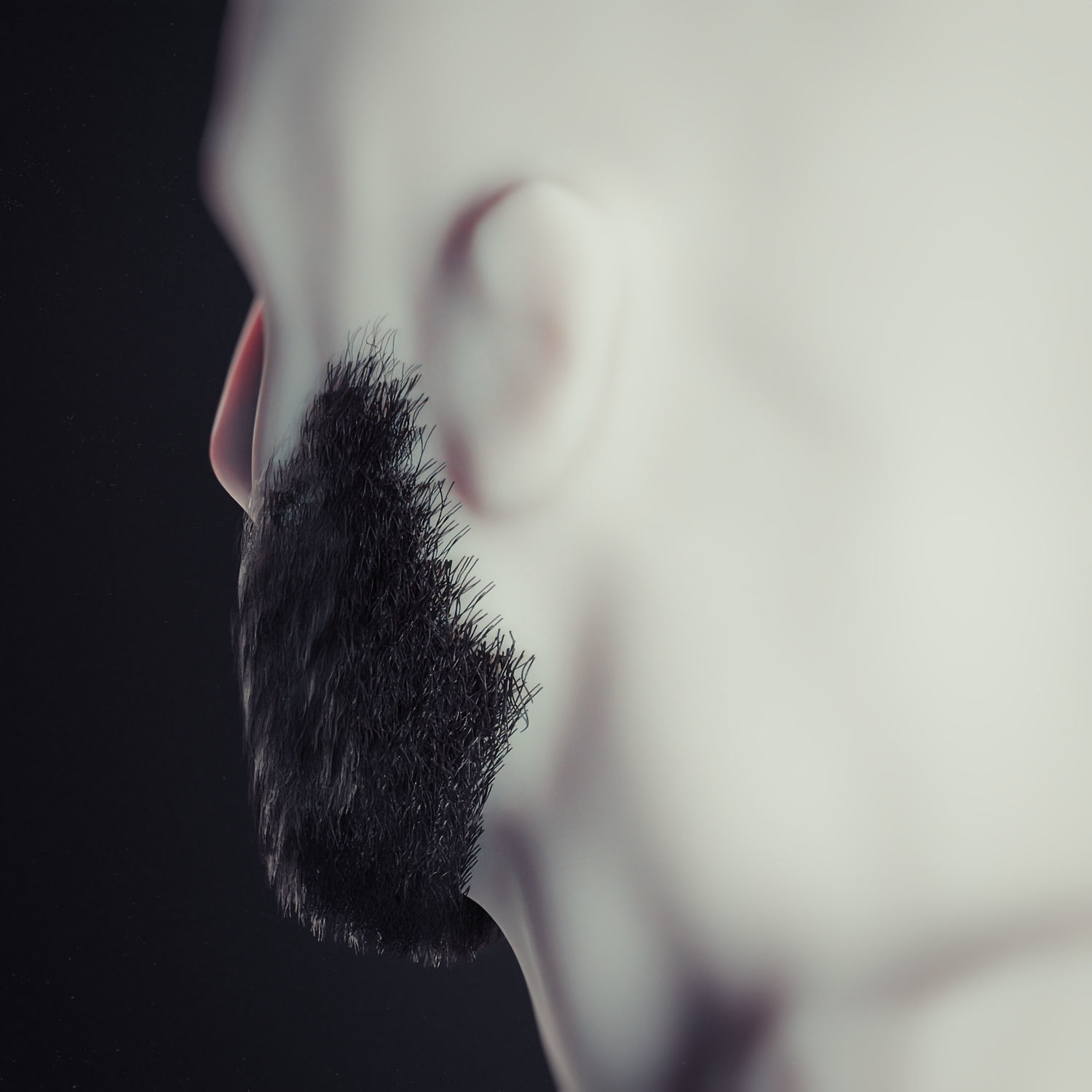 3D model Beard Blender Low Poly 5 VR / AR / low-poly | CGTrader