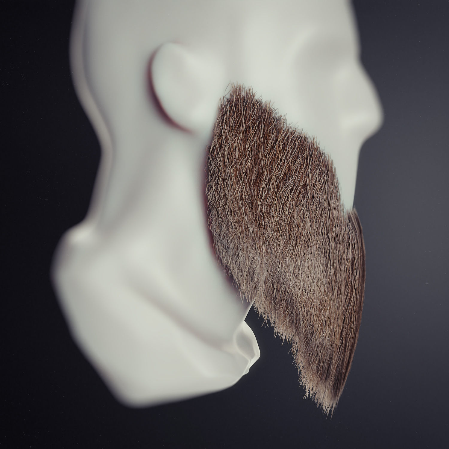 3D model Beard Blender Low Poly 6 VR / AR / low-poly | CGTrader