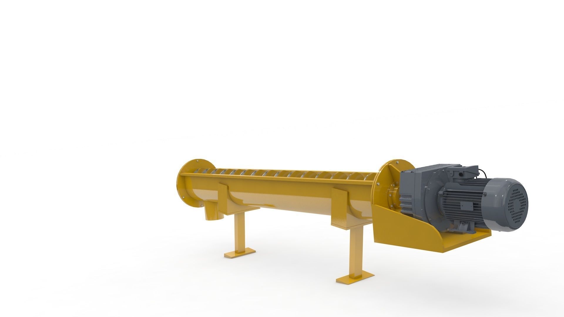 Screw Conveyor 3D model animated rigged | CGTrader