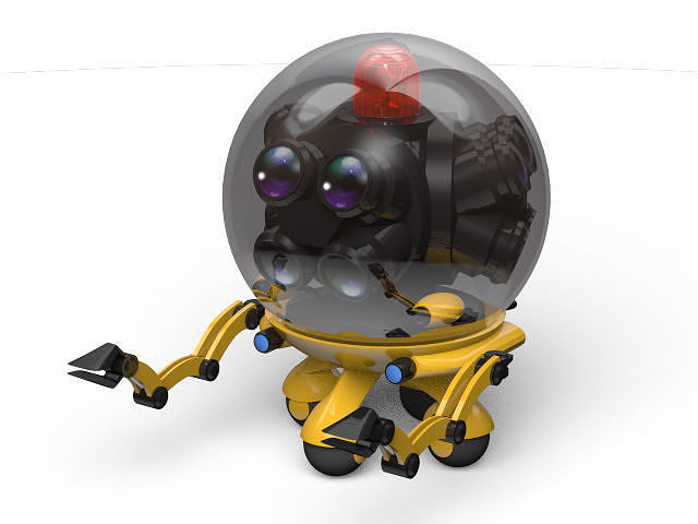 security robot 3D model | CGTrader