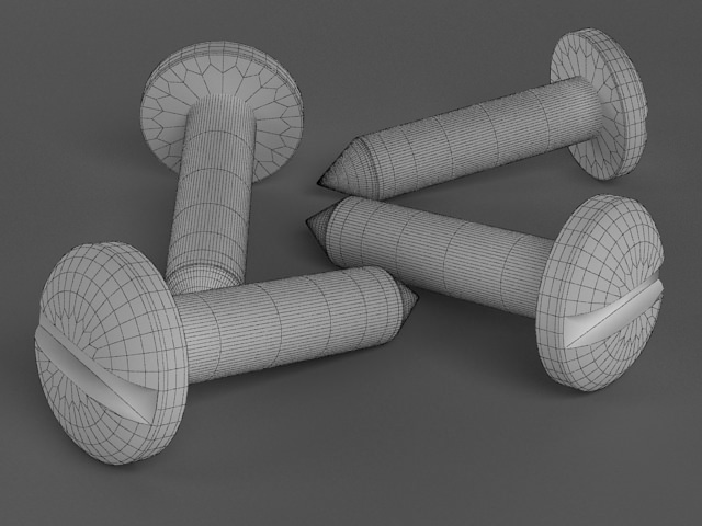 Screws free 3D model | CGTrader