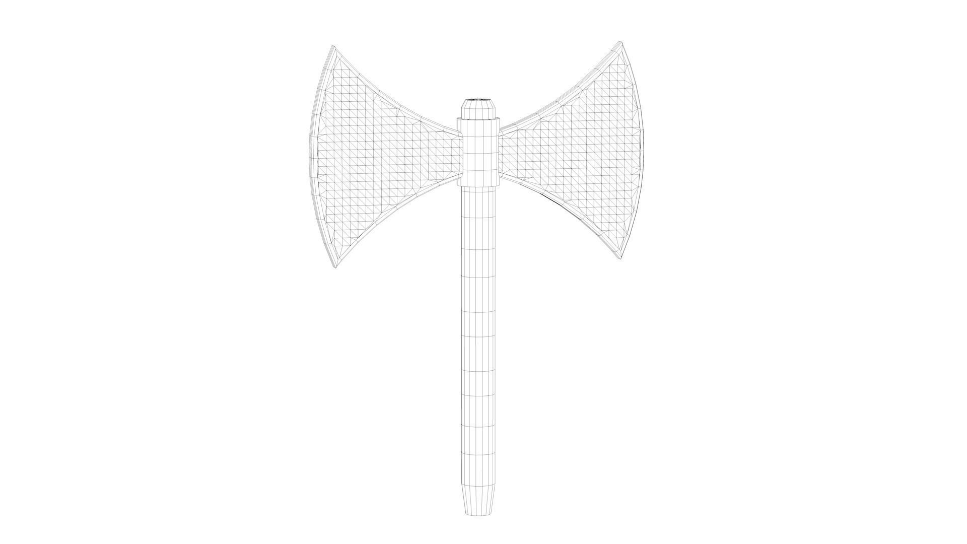 3D model Medieval Battle Axe Game-Ready VR / AR / low-poly | CGTrader