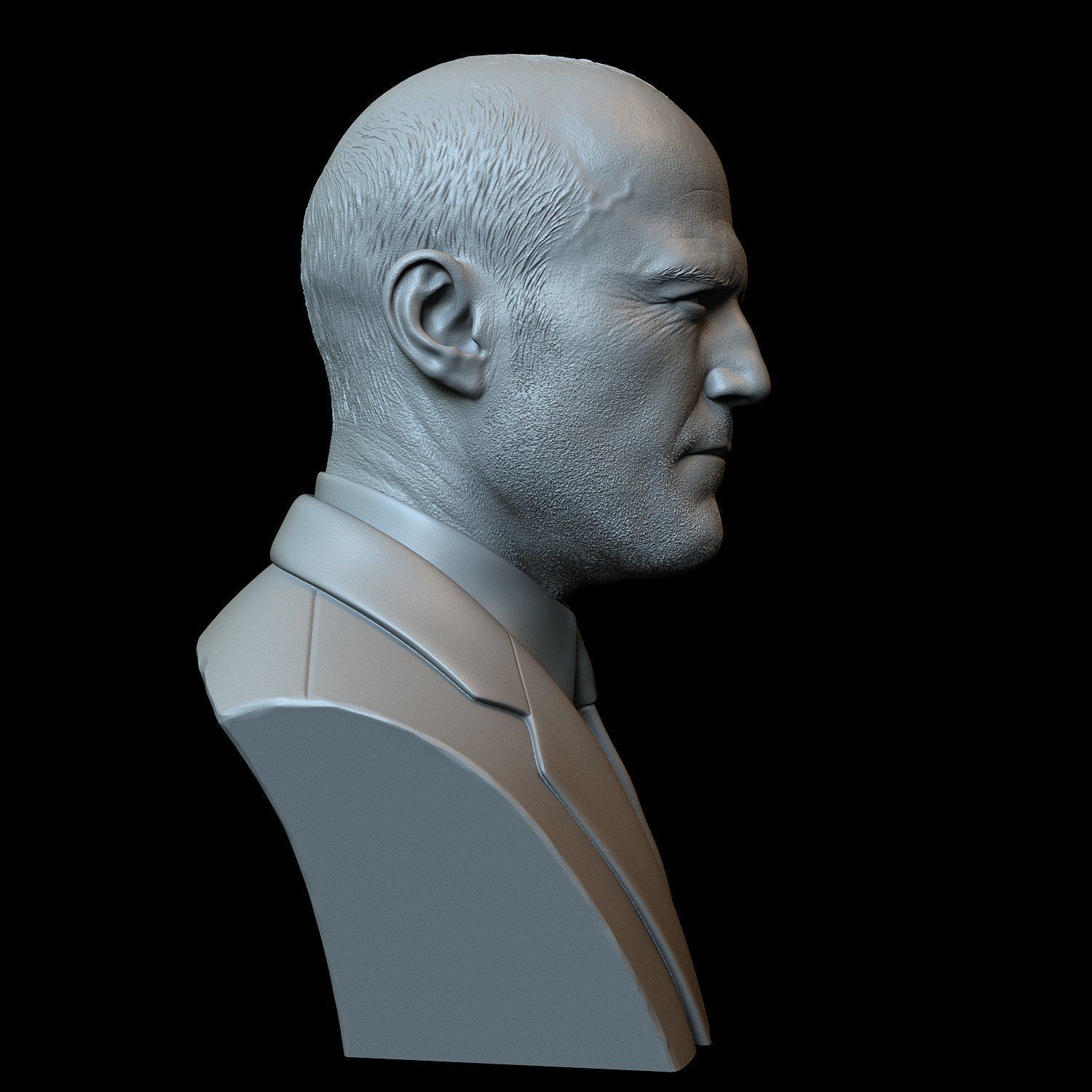 Jason Statham 3D model 3D printable | CGTrader
