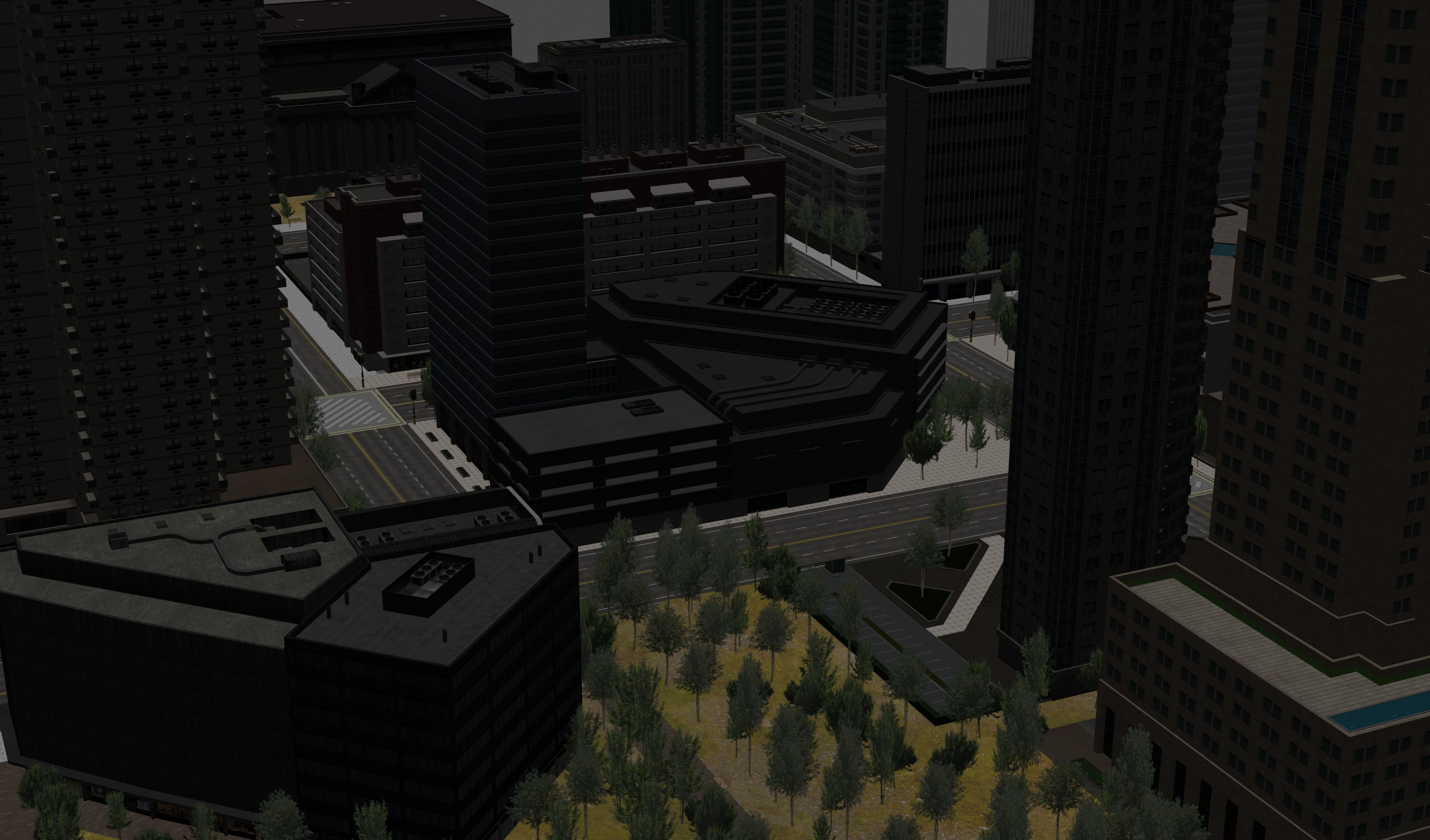 Realistic City free VR / AR / low-poly 3D model | CGTrader