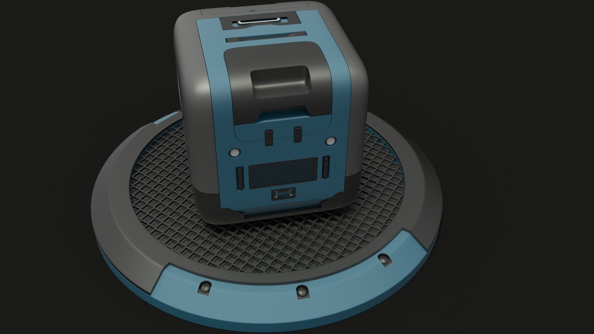 SCI FI BOX free 3D model | CGTrader