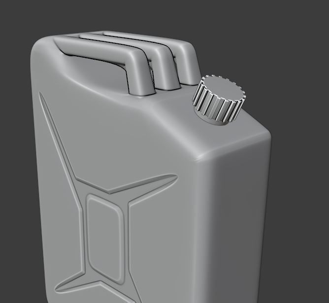 Jerry can free 3D model | CGTrader
