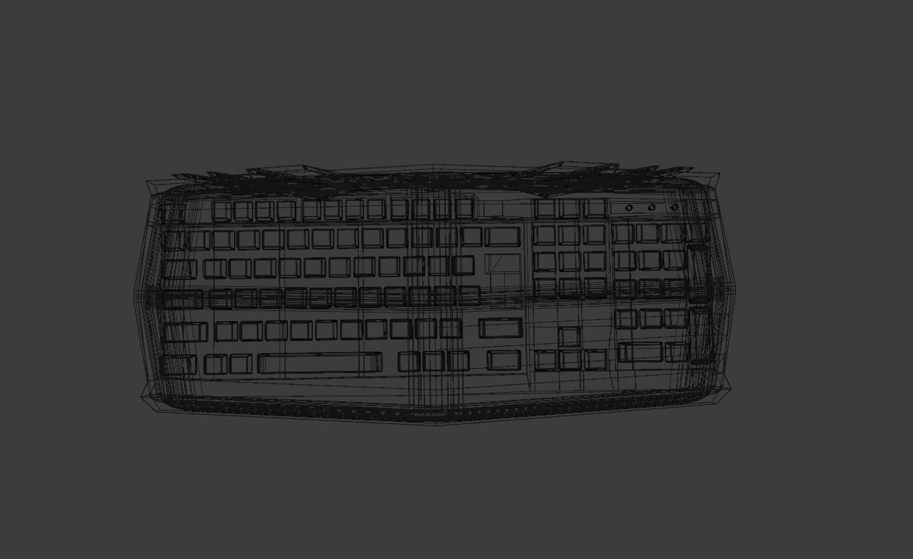 3D model Gaming Keyboard VR / AR / low-poly | CGTrader