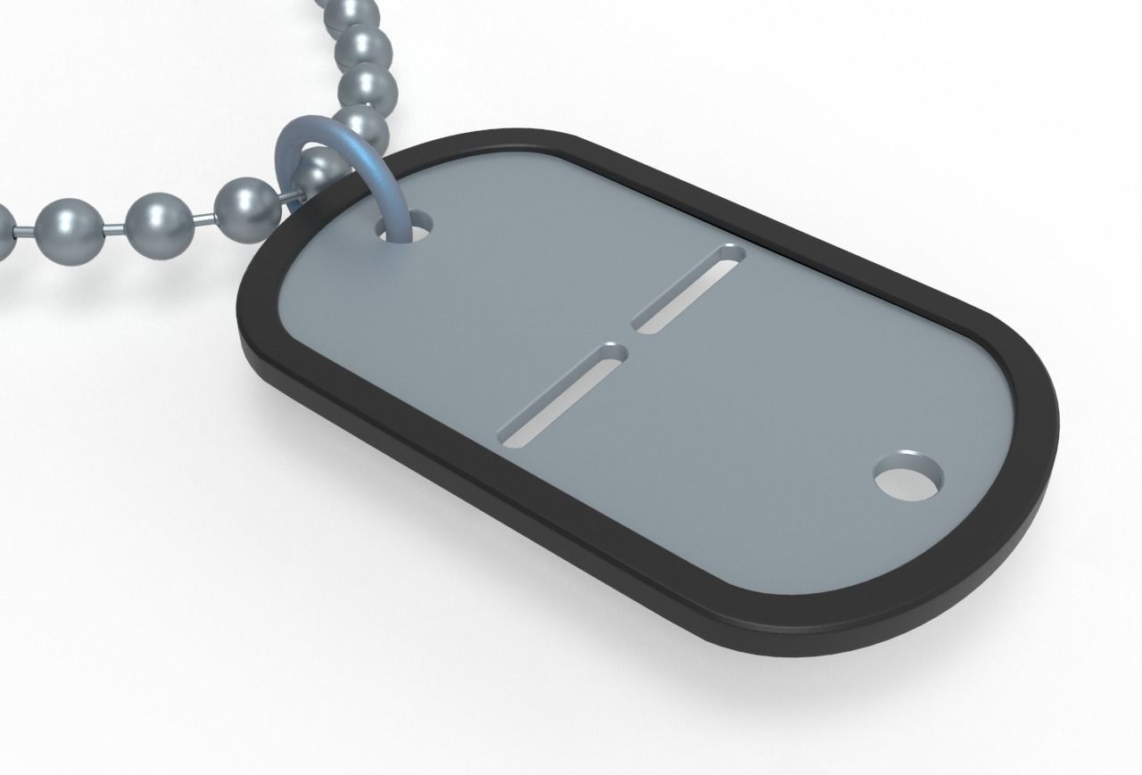 Dog tags 3D model | CGTrader