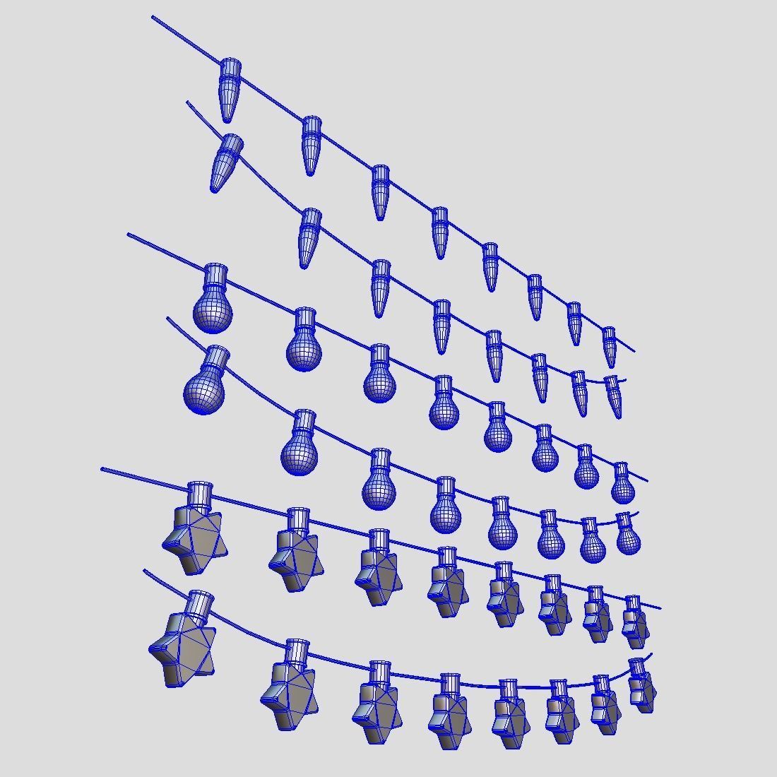 3D model Fairy Lights Pack VR / AR / low-poly | CGTrader