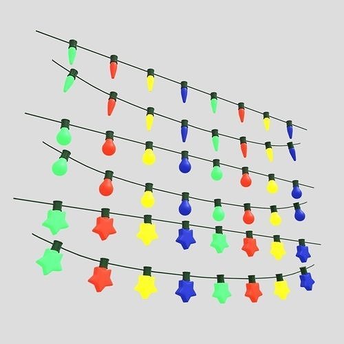 3D model Fairy Lights Pack VR / AR / low-poly | CGTrader